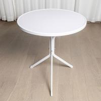 China Outdoor Leisure Metal Garden Coffee Tables in Modern Round Shape with Customized Color for sale