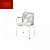 China Waterproof Outdoor Furniture Modern Luxury Rattan Dining Chairs for Specific for sale