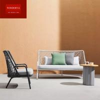 China Waterproof Outdoor Furniture Modern Luxury Rattan Dining Chairs for Specific for sale