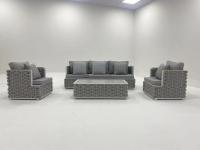 China Mail Packing Outdoor Garden Furniture Set with Lounge Sofa and Rope Furniture for sale