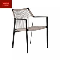 China Waterproof Outdoor Nordic Simple Dining Chairs with Quick Dry Foam and Modern Design for sale