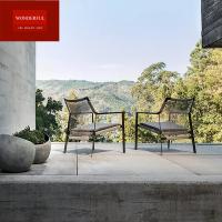 China Waterproof Outdoor Nordic Simple Dining Chairs with Quick Dry Foam and Modern Design for sale
