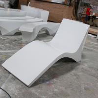 China Folded NO Mail packing Y Water Ledge Lounger Bed White Sun Lounger for Garden Lounge for sale