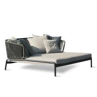China Outdoor Webbing Weaving Daybed The Perfect Addition to Your Pool and Beach Setup for sale