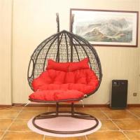 China White Modern Outdoor Patio Swing Chair with Double Pole Hanging Basket 195*134*74cm for sale