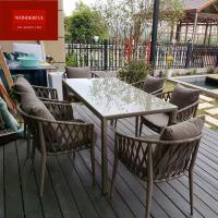 China Power Coated Frame Finish Outdoor Garden Furniture for All Weather Dining Experience for sale