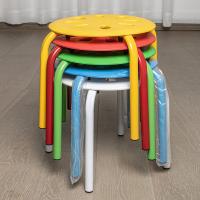 China Hotel School Restaurant Stool Portable and Stacking Steel Metal Stool with Metal Legs for sale