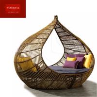 China Upgrade Your Garden with Our Leisure Wicker Sofa Bed Other Aluminum Thickness Options for sale