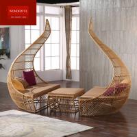 China Upgrade Your Garden with Our Leisure Wicker Sofa Bed Other Aluminum Thickness Options for sale
