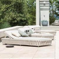 China Foldable Zero Gravity Sun Lounger Aluminum Frame Sunbed for Outdoor Pool and Home Bar for sale