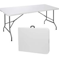 China Modern Design Plastic Chair and Table Set for Event 6ft 180cm HDPE Y Mail Packing for sale