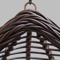 China Y Mail Packing Modern Design Stainless Steel Outdoor Hanging Wicker Swing Egg Chair for sale