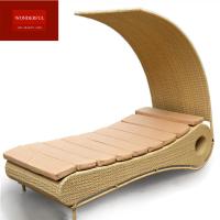 China Modern Rattan Swimming Pool Chair Lounger Sun Bed for Outdoor Furniture Sun Chair for sale