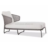 China Modern Rattan Swimming Pool Chair Lounger Sun Bed for Outdoor Furniture Sun Chair for sale