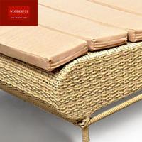 China Modern Rattan Swimming Pool Chair Lounger Sun Bed for Outdoor Furniture Sun Chair for sale