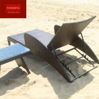 China Modern Rattan Swimming Pool Chair Lounger Sun Bed for Outdoor Furniture Sun Chair for sale