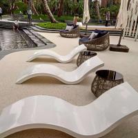 China Villa Swimming Pool Furniture 180x60x71cm Tanning Ledge Lounge Chairs Daybed Beach Sun Lounge for sale