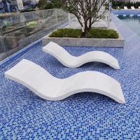 China Villa Swimming Pool Furniture 180x60x71cm Tanning Ledge Lounge Chairs Daybed Beach Sun Lounge for sale