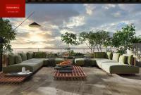 China Power Coated Frame Modern Outdoor Rattan Rope Teak Wood Sofa Set for Garden Furniture for sale