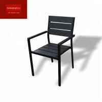 China 5 Cm Cushion Outdoor Garden Plastic Wood Furniture Leisure Dining Chair for sale