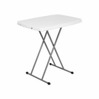 China 30Inch Plastic Height Adjustable Laptop Folding Table for Home Office Living Room for sale