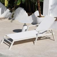 China Outdoor Aluminum Chaise Lounge for Garden Patio Furniture Design at Hotel Resort for sale