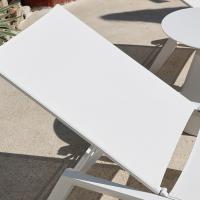 China Outdoor Aluminum Chaise Lounge for Garden Patio Furniture Design at Hotel Resort for sale