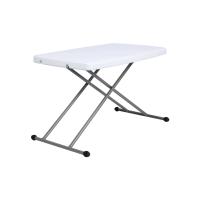 China 30Inch Plastic Height Adjustable Laptop Folding Table for Home Office Living Room for sale