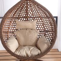 China Outdoor Furniture Wicker Hanging Chair with Newest Rattan Swing Design and Cushion Color for sale