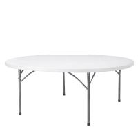 China Plastic Folding Banquet Table for Round Circle Wedding Event Party in Apartment Metal for sale