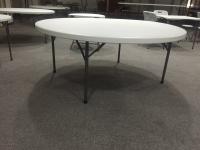 China Plastic Folding Banquet Table for Round Circle Wedding Event Party in Apartment Metal for sale