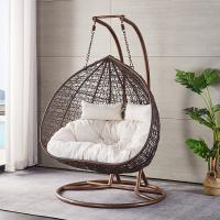 China Mail Packing Double Seater Hanging Swing Chair for Outdoor Patio Living Room for sale