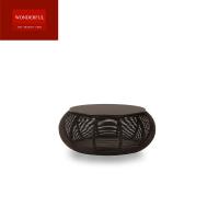 China Outdoor Courtyard Rattan Egg Shape Chair with Style Design and Quick Dry Foam for sale