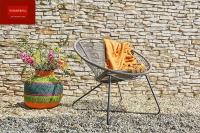 China Outdoor Courtyard Rattan Egg Shape Chair with Style Design and Quick Dry Foam for sale