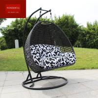 China Mail Packing Double Seater Hanging Swing Chair for Outdoor Patio Living Room for sale