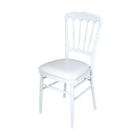 China Specific Hotel Chair Modern Design Luxury Shiny Gold PP Resin Popular Dining Chair Ghost Wedding Louis Chair for sale