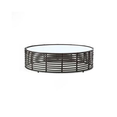 China Outdoor Aluminum Sofa Beach Furniture with 2mm Frame Thickness PE Wicker Rattan for sale