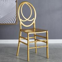 China Party Events Hotel Chair Simple Style Metal Wedding Chairs for Commercial Furniture for sale