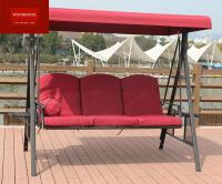 China Kids Hanging Swing Chairs Metal Leisure Swing Bed Hammock with Roof Outdoor Furniture for sale