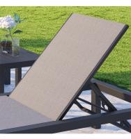 China 1.5mm Thickness Luxury Patio Sun Lounger Recliner for Outdoor on Patio Beach and Pool for sale
