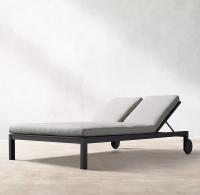 China Modern Design Aluminum Frame Patio Poolside Leisure Lounge for Beach Chaise Lounger for sale