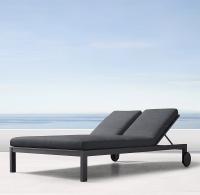 China Modern Design Aluminum Frame Patio Poolside Leisure Lounge for Beach Chaise Lounger for sale