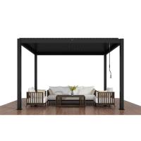 China Adjustable Electric Pergola Perfect for Outdoor Garden Yard Terrace and Roof Event for sale