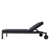 China Modern Design Aluminum Frame Patio Poolside Leisure Lounge for Beach Chaise Lounger for sale