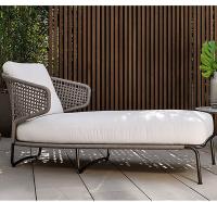 China Outdoor Rattan Furniture Daybed and Aluminum Sun Lounger for Outdoor in Swimming Pool for sale