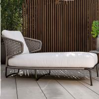 China Outdoor Rattan Furniture Daybed and Aluminum Sun Lounger for Outdoor in Swimming Pool for sale