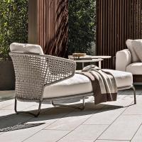 China Outdoor Rattan Furniture Daybed and Aluminum Sun Lounger for Outdoor in Swimming Pool for sale
