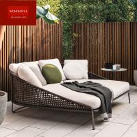 China Power Coated Frame Finish and Quick Dry Foam Double Seat Garden Furniture for Outdoor Sofa for sale