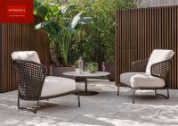 China Power Coated Frame Finish and Quick Dry Foam Double Seat Garden Furniture for Outdoor Sofa for sale
