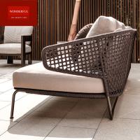 China Power Coated Frame Finish and Quick Dry Foam Double Seat Garden Furniture for Outdoor Sofa for sale